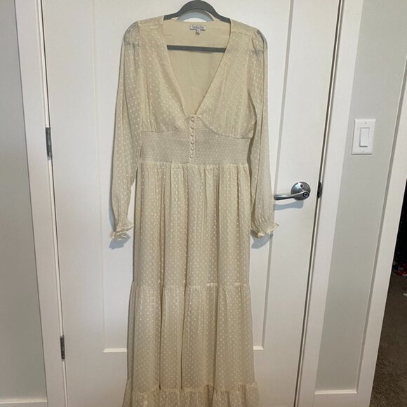 Patron of Peace | Dresses | Patrons Of Peace Cream Maxi Dress Long ...